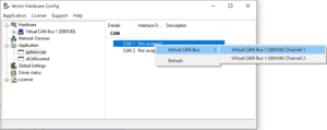 【Vector Virtual CAN BUS & Python-can】CAN通信のシミュレーション環境構築 | かきエレ